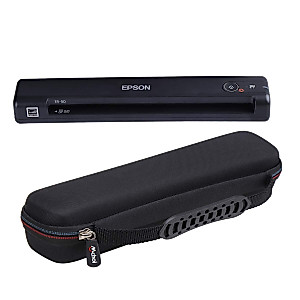 Mchoi Hard Portable Case Compatible with Epson Workforce ES-50/ES-55R/ES-60W/ES-65WR/DS-30/DS-70/DS-80W Wireless Portable Sheet-fed Document Scanner