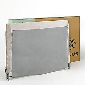 ZINUS No Assembly Metal Box Spring / 5 Inch Mattress Foundation / Sturdy Metal Structure, Split King