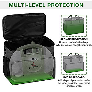 TXIYEAN Storage Bag Compatible with Bissell Carpet and Upholstery Cleaner 1400B/3353, Carrying Bag for Steam Cleaner, Steam Cleaner Organizer, Travel Carrying Case (Bag Only!)
