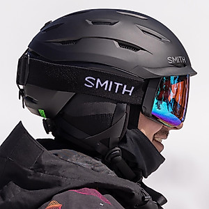 Smith Level Helmet for Men – Adult Snowsports Helmet with MIPS Technology + Zonal Koroyd Coverage – Lightweight Protection for Skiing & Snowboarding – Matte Black, Small