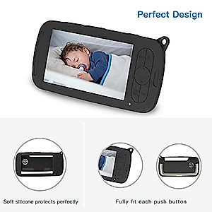 oioaahkeo Silicone Protective Case for Infant Optics DXR-8 PRO Baby Monitor 5" HD Display Monitor(Monitor Not Included)