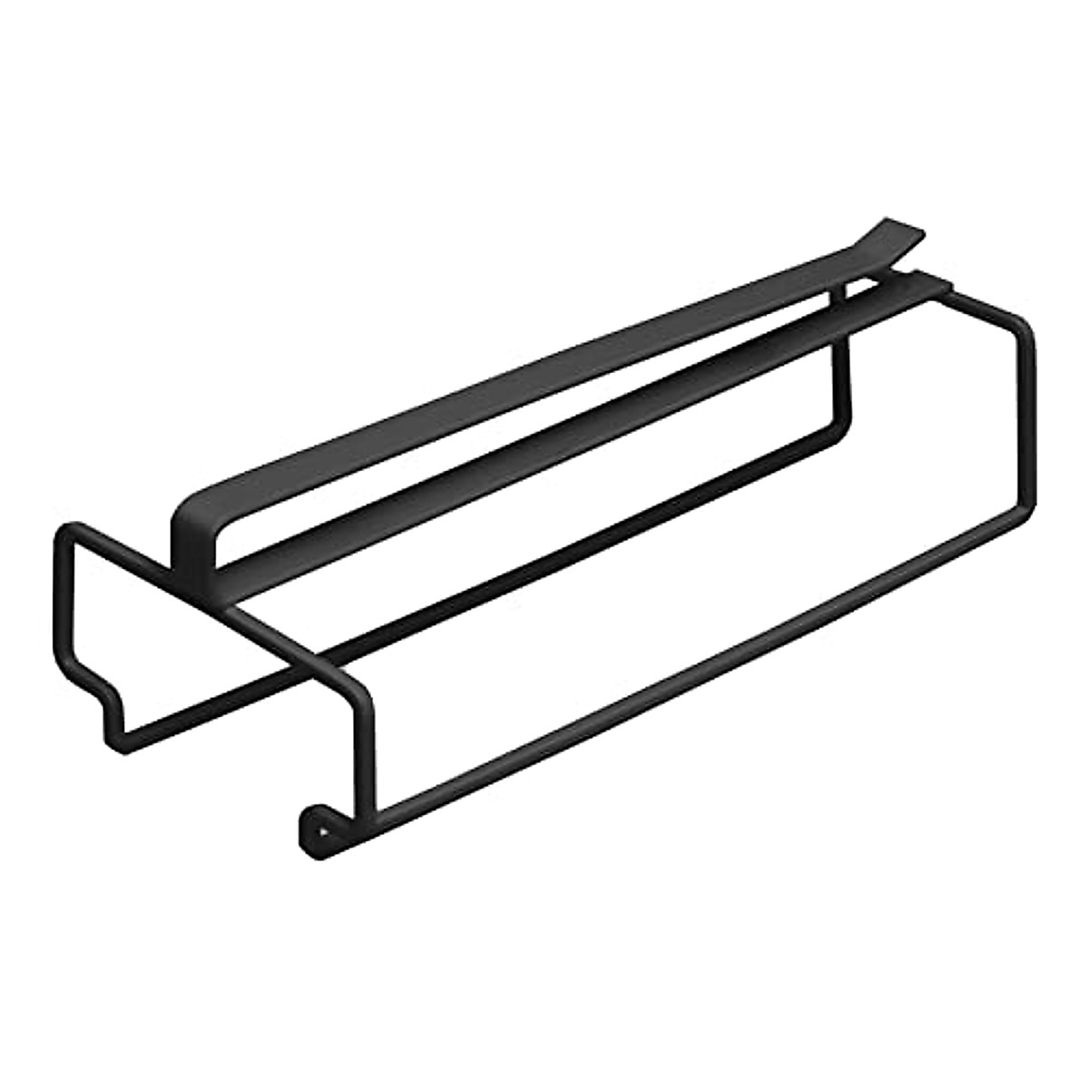 The RACK: Under Cabinet Rack Compatible with AeroPress Coffee Maker. Fits All Models Including AeroPress Go. (Black)