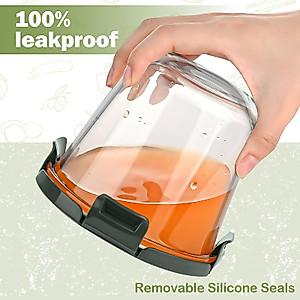 Glass Soup Container with Lid, 3-Cup Glass Soup Meal Prep Bowl with Lid, Glass Food Freezer Storage Container for Soup Tupperware Microwavable, Dark Green 1 Pack