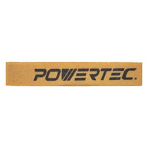 POWERTEC 71407 Abrasive Cleaning Stick for Sanding Belts & Discs 12" | Natural Rubber Eraser - Woodworking Shop Tools for Sanding Perfection