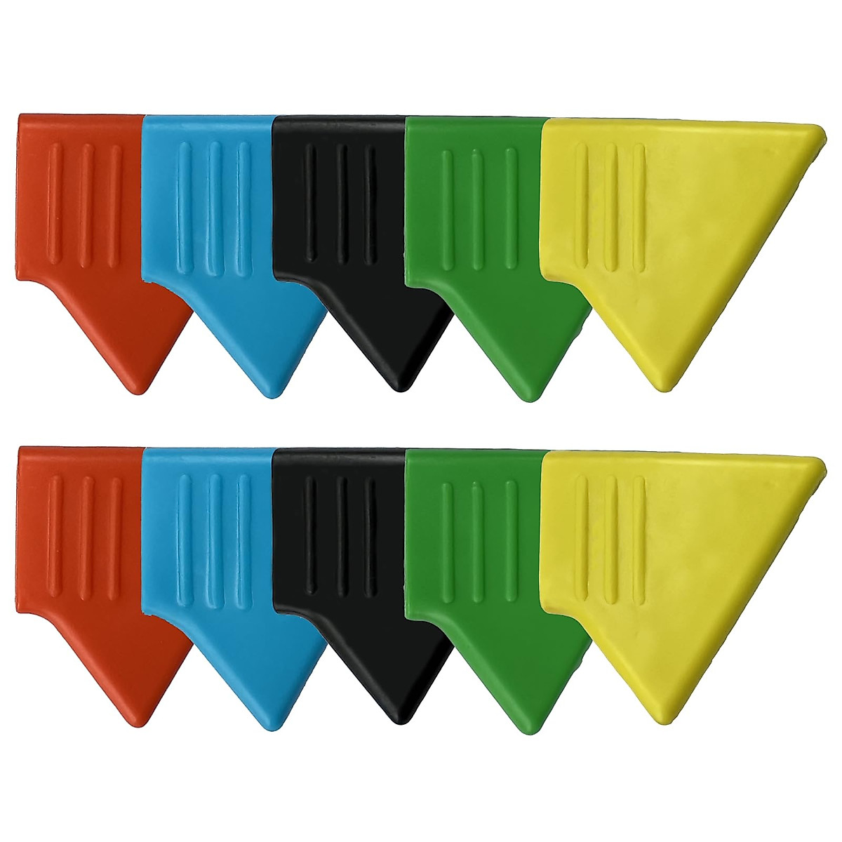 Plaeirufy 10pcs Household Knife Back Protector Universal Hand Guard Knife Back Kitchen Hand Guard Universal Meat Cutting Tool Blade Finger Hand Guards Silicone Knife Guards