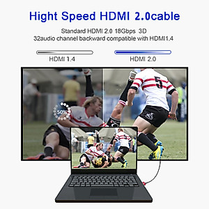 Rulykar Thin 8K HDMI 2.1 Cable 6.6FT/2M, Ultra High Speed 48Gbps, Ultra Thin HDMI 2.1 Φ3.6mm Cord,8K@60Hz, Dynamic HDR, eARC, Compatible with PS5, Xbox One, NS, GH5S, 8KUHD TV…