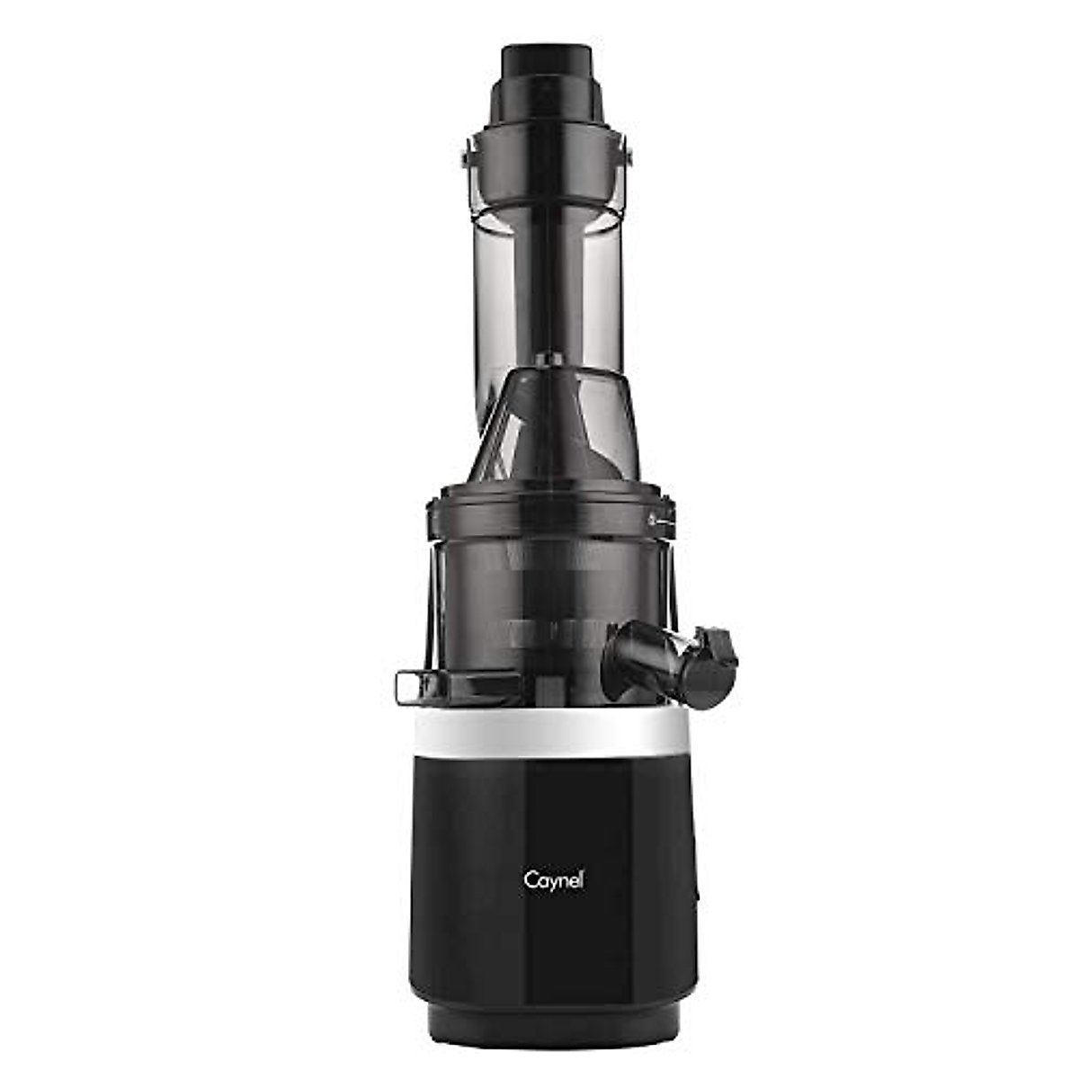 Caynel Whole Slow Juicer, Masticating Cold Press Juicer Machine Easy to Clean, Higher Nutrients and Vitamins, Eastman Tritan Material BPA-Free, Ultra Efficient 200W, 50RPMs