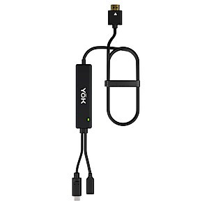 YoK HDMI Travel Cable For Nintendo Switch That Makes It Easy To Play On A TV Screen When You Travel Without Needing The Entire Dock - 10 Foot Reach