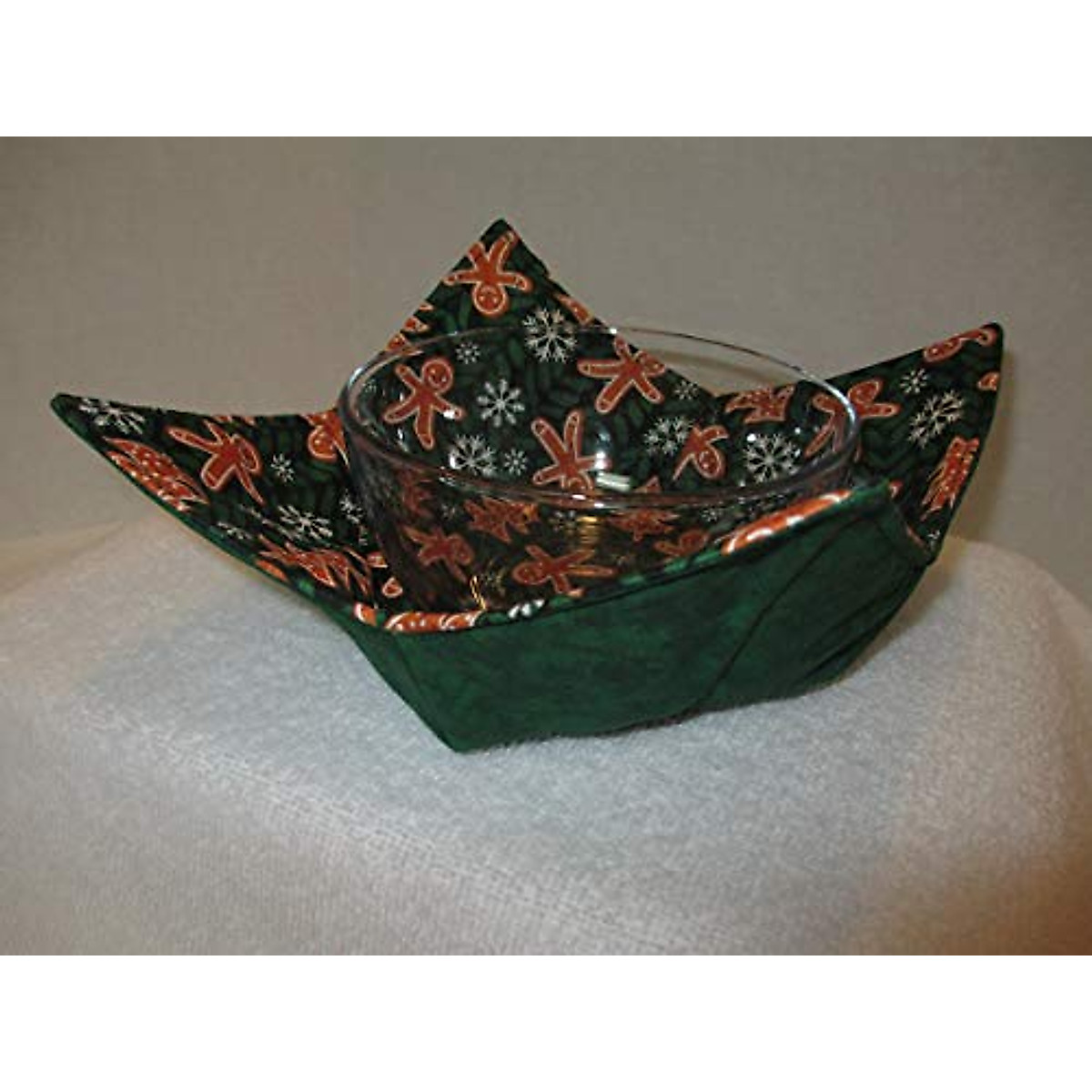 Christmas Gingerbread Men Soup Bowl Cozy