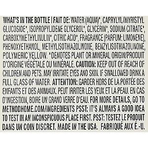 Method Squirt + Mop Hard Floor Cleaner, 25 Oz Spray Bottle, Lemon Ginger Scent