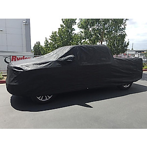 CarsCover Custom Fits for 2001-2024 Ford F150 Crew Cab 5.5ft Short Bed Box Truck Car Cover Premium Xtrashield Black