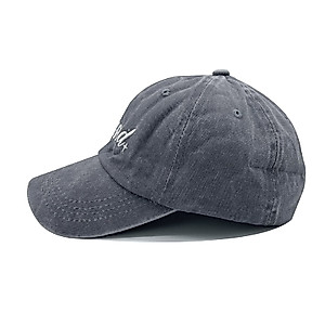 Waldeal Blessed Hats for Women, Adjustable Embroidered Faith Religious Baseball Cap Grey