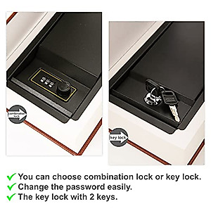 READER Book Safe Storage Box with Real Pages Key Lock Box Money Safe Book Storage Lock Boxes for Personal Items Large Capacity Diversion Safes Hold Phone,Cash