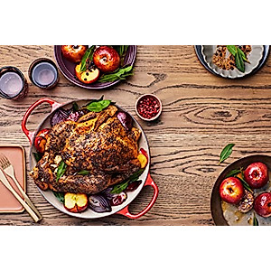 Le Creuset Enameled Cast Iron Signature Braiser, 3.5 qt., Cerise