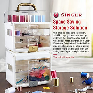 SINGER 01779 Storage Case, White