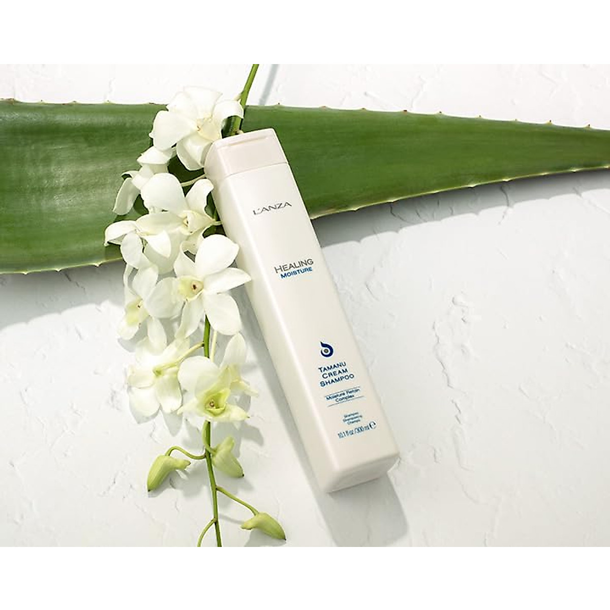 L'ANZA Healing Moisture Tamanu Cream Shampoo, Cleans, Moisturises and Refreshes Dry and Coarse Hair, Rich with Tahitian Tamanu Nut Oil, Sulfate-free, Paraben-free, Gluten-free Formula, Kids