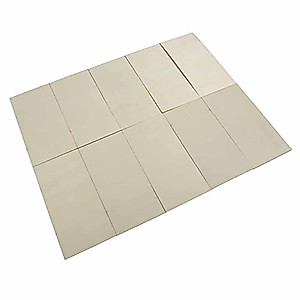 10Pcs Rectangle Blank Wooden Sheets Wood Slices DIY Wood Sheets for Home Decoration Party Ornaments