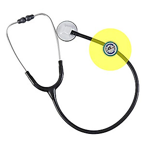 NW-Pro Stethoscope Clip Style Nurse Watch with Second Hand & 24 Hour Dial - White