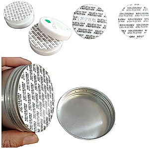 NANSHINE 500pcs 63mm(2.5") Pressure Activated Seals Cap Liners Red Foam Sealing inserts for Glass & Plastic Jar Bottles Containers No Induction Sealer Needed