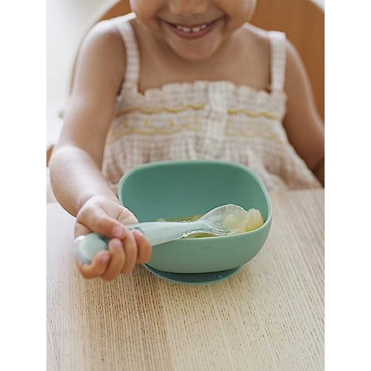 Beaba Silicone Suction Baby Bowl - Silicone Bowl, Toddler Bowls, Baby Bowls First Stage, Baby Necessities, Baby Essentials, Toddler Baby Feeding, Sage