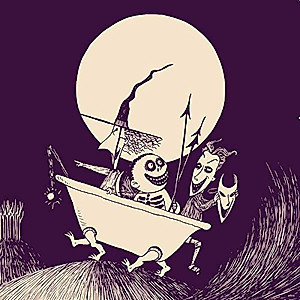 Skinit Decal Gaming Skin Compatible with PS4 Pro Bundle - Officially Licensed Disney The Nightmare Before Christmas Lock Shock and Barrel Art Design