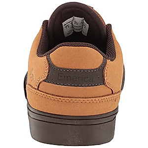 Emerica Men's Skate Shoe, Tan/Brown, 14