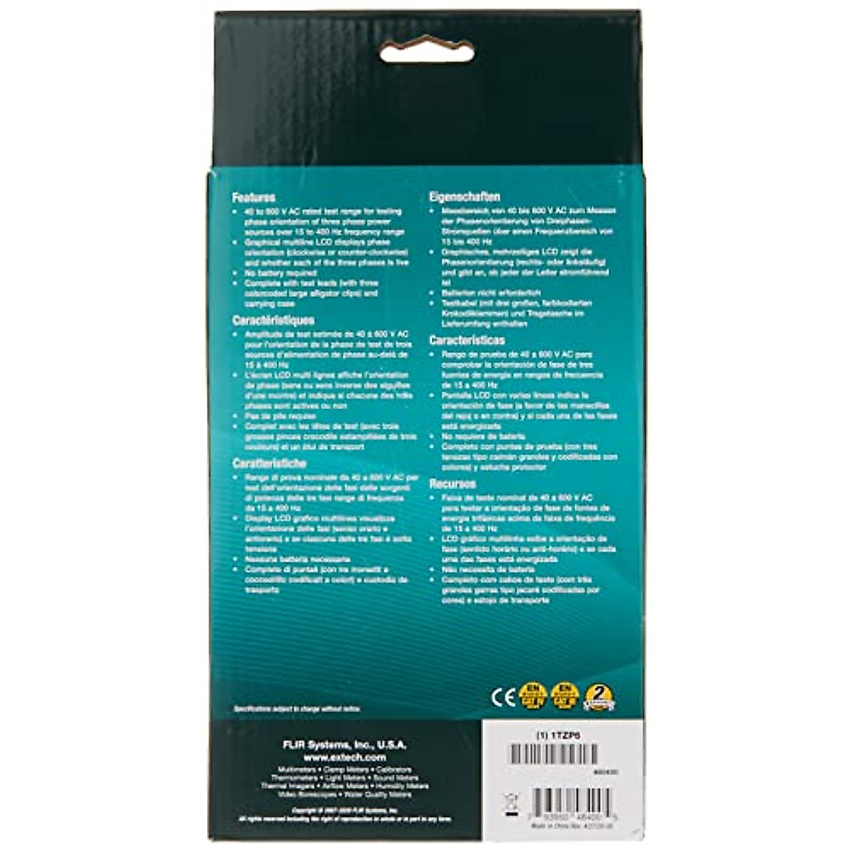 Extech - 480400 Phase Tester