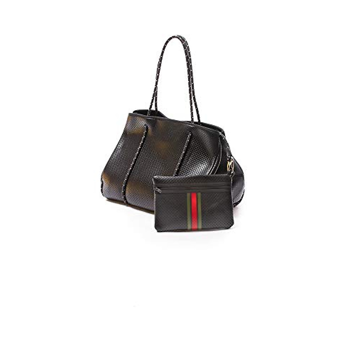 Haute Shore - Greyson Bello Neoprene Tote Bag w/Zipper Wristlet Inside