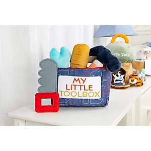 Simple Joys by Carter's Unisex Babies' Plush, Toolbox Playset, Standard