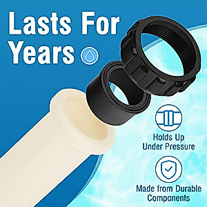 Impresa Dummy Bypass Cell Intended for Pentair IntelliChlor IC Models 520588 - Extend The Life of Your Pool Sanitizer System - Leak Free Impresa Cell Compatible with Pentair Salt Chlorine Generator