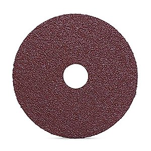 BHA Aluminum Oxide Resin Fiber Sanding and Grinding Discs, 5” x 7/8”, 24 Grit - 25 Pack
