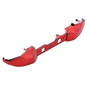 Full Set for Xbox One Slim, Thumbsticks Buttons Mod Replace Part Accessory for Microsoft Xbox One Controller 3.5mm Jack (Red)