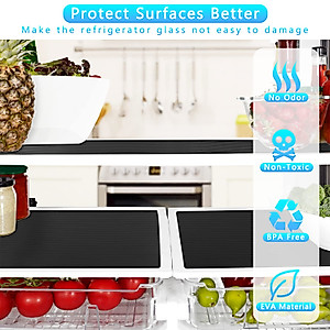 Shelf Liner Drawer Liner Non-Adhesive Cabinet Liners for Tool Box Cupboard Refrigerator Fridge Mat Waterproof Durable Plasitc Pantry Shelf Liner for Kitchen, Black 12 Inches x 6.56 FT