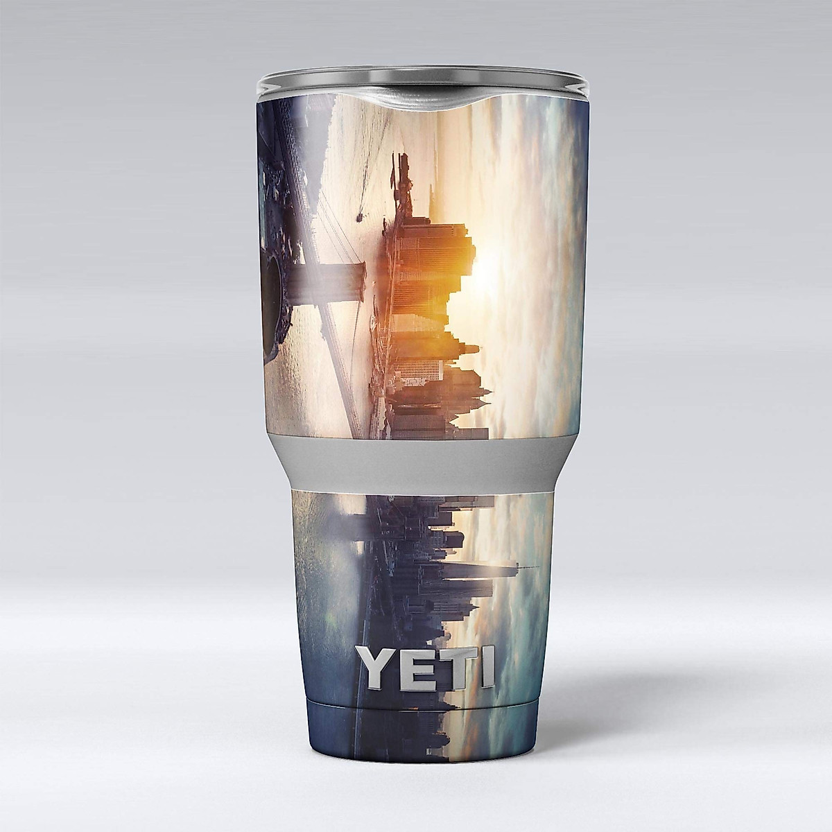 Design Skinz NYC Sunset Eve - Skin Decal Vinyl Wrap Kit Compatible with The Yeti Rambler Cooler Tumbler Cups
