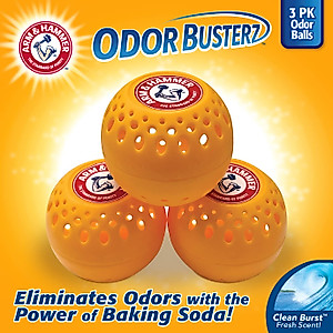 Arm & Hammer 48127 Odor Busterz Balls, 3 Pack , Orange