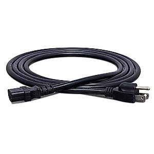 Hosa PWC-408 IEC C13 to NEMA 5-15P Power Cord, 8 Feet
