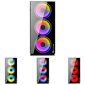 HAJAAN BREEZE PRO Gaming Desktop Tower PC with 27 Inch Gaming Monitor - Intel Core i5-10400F Processor UpTo 4.30 GHz, 16GB DDR4 RAM, 512GB SSD, GeForce GTX 1650 4GB, Windows 11 Pro