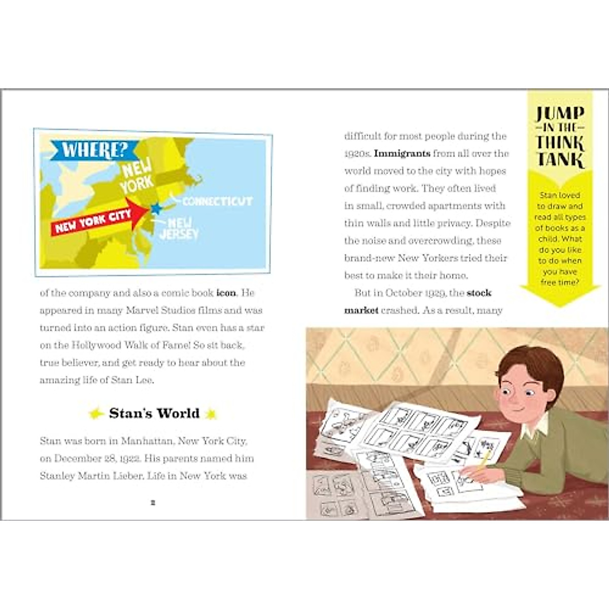 The Story of Stan Lee: An Inspiring Biography for Young Readers (The Story of Biographies)