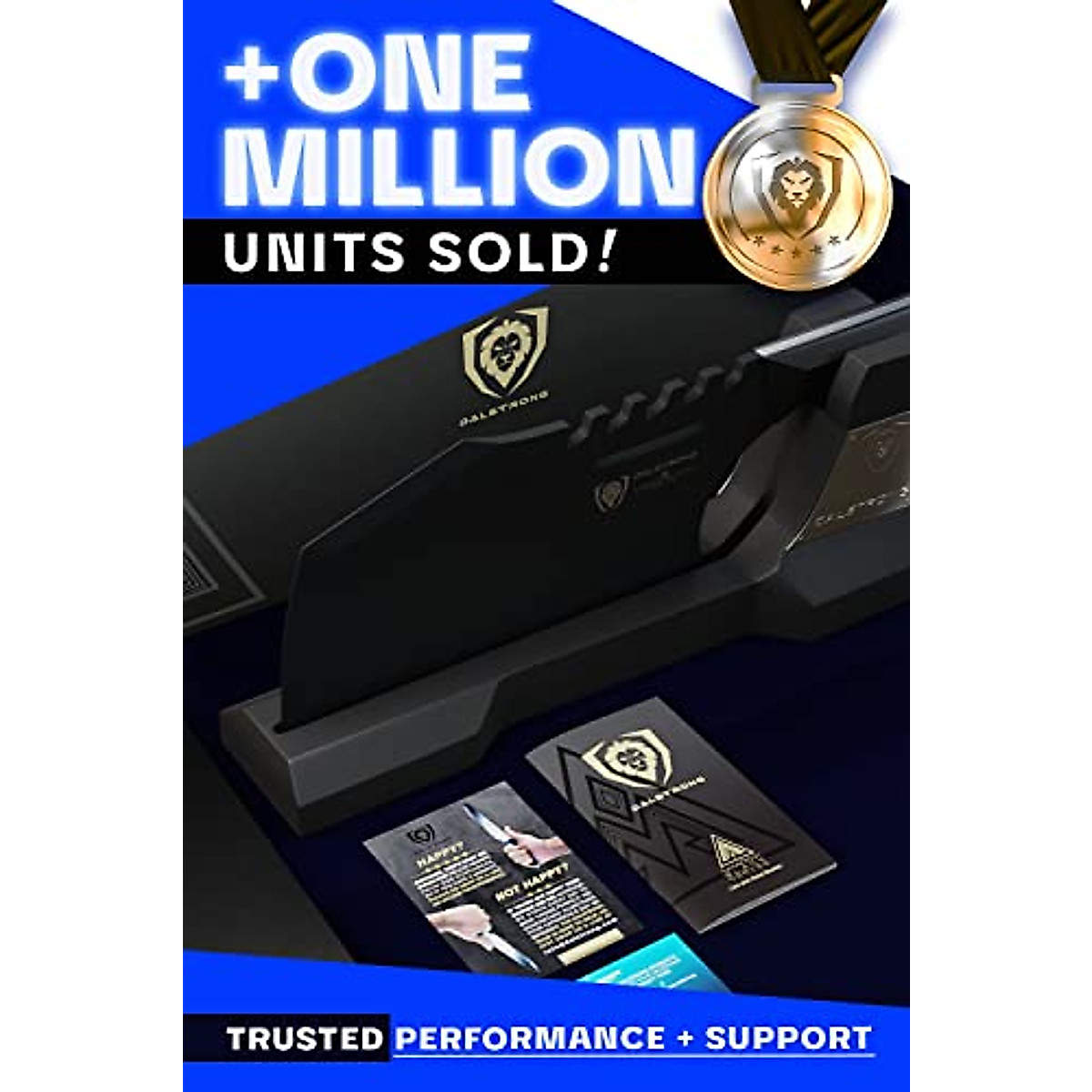 Dalstrong Massive Meat Cleaver Knife - 9 inch - Obliterator - Shadow Black Series - Black Titanium Nitride Coated - High Carbon 7CR17MOV-X Steel - Heavy Duty - Razor Sharp - Sheath - NSF Certified