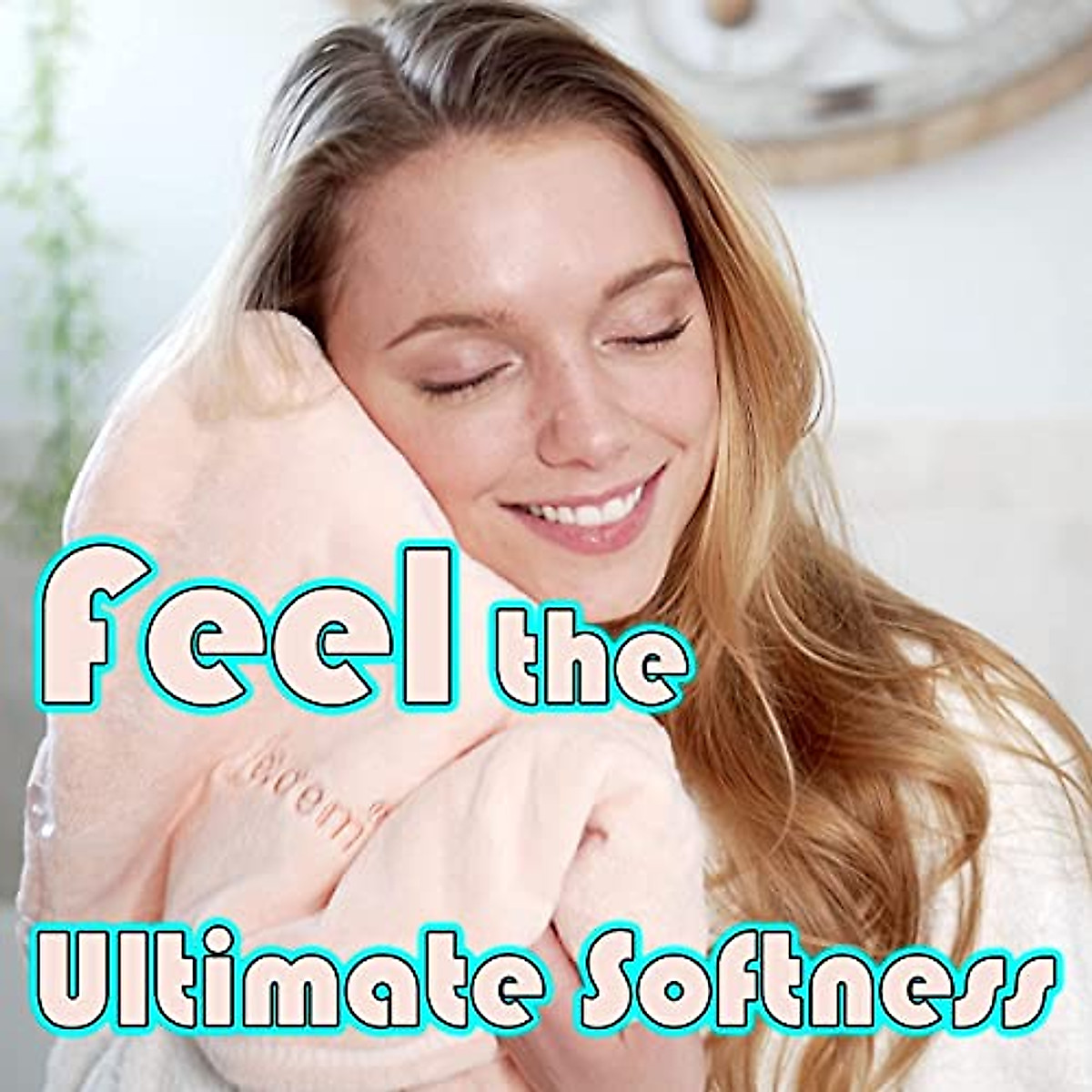 Scalp Massager - Shampoo Brush with Extra Long Soft Silicone Bristles for Dry & Wet Hair, Dandruff Reducing Head Scrubber with 3 Pack of Quick Dry Hair Towel Wrap