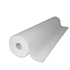TOA Disposable Exam Table Paper 6 Roll Case - Strong Non Woven Table Paper - Medical Bed Cover - Pre-Cut Paper Sheets with Face Hole - Latex-Free - White Examination Bed Paper - 50 Sheet per Roll