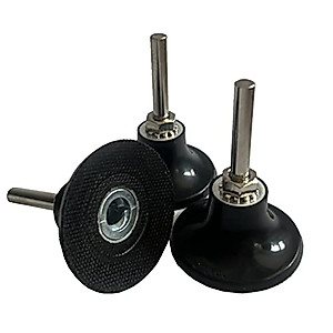 3 Pack 2 Inch Quick Change Disk Pad Holder Disc Holder Adapter with 1/4" Shank, Roll Lock Disc Holder Adapter Quick Change Disc Adapter for Polishing Sanding Grinding Drill