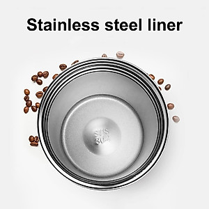 510ML Stainless Steel Insulated Coffee Mug, Coffee Thermos Outdoor with Lid, Vacuum Insulated Office Outdoor Travel Leisure Car Cup(Black)