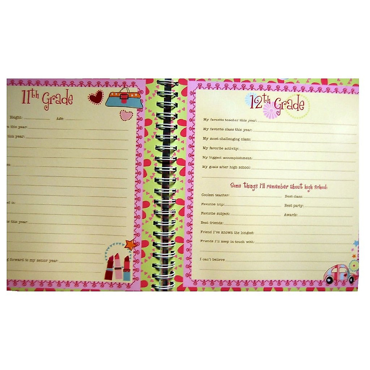 Publications international School Years Sweet Memories Deluxe Album Girl Book