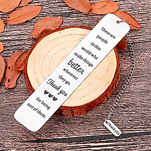 Bosses Day Gifts Bookmark Thank You Gifts for Women Men Coworker Employee Appreciation Gift for Boss Male Retirement Going Away Leaving Gifts Ideas for Teachers Office Inspirational Birthday Christmas
