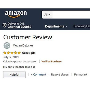 Seyal® My Peanut Butter Spoon Gift - Love gifts -unique gifts - Gift for her - Gift for him - christmas gift - funny gifts - peanut butter lover gift - food lover gifts - peanut butter spoon