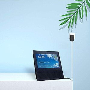 Echo Power Cord Replacement 21W for Amazon Alexa 1st & 2nd Generation,Echo Show 1st,Echo Look Camera,Echo Link with 6ft DC Cord