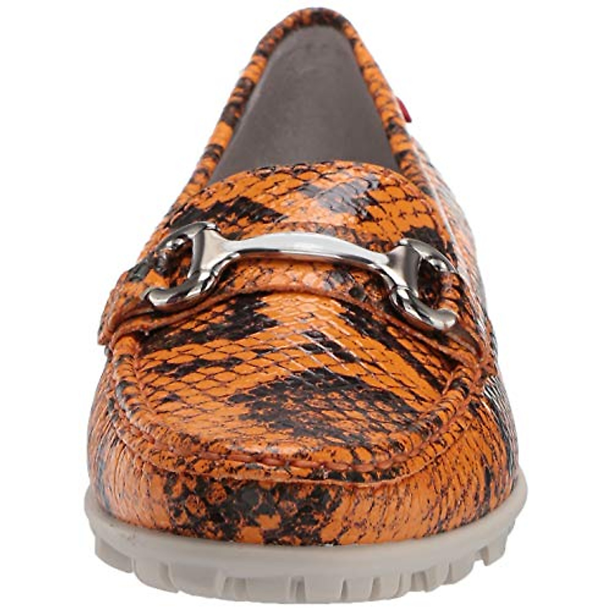 Marc Joseph New York Women's Leather Made in Brazil Grand Street Golf Shoe, Cheddar Viper, 11 M US