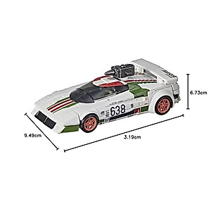 Transformers Toys Generations War for Cybertron: Kingdom Deluxe WFC-K24 Wheeljack Action Figure - Kids Ages 8 and Up, 5.5-inch