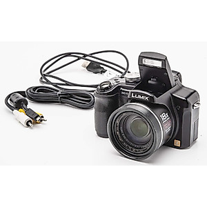 Panasonic Lumix DMC-FZ18K 8.1MP Digital Camera with 18x Wide Angle MEGA Optical Image Stabilized Zoom (Black)